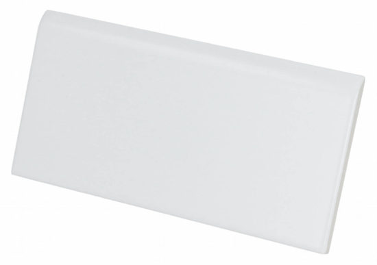 Evolution Blanco Matte Wall Bullnose | General Ceramic Tiles